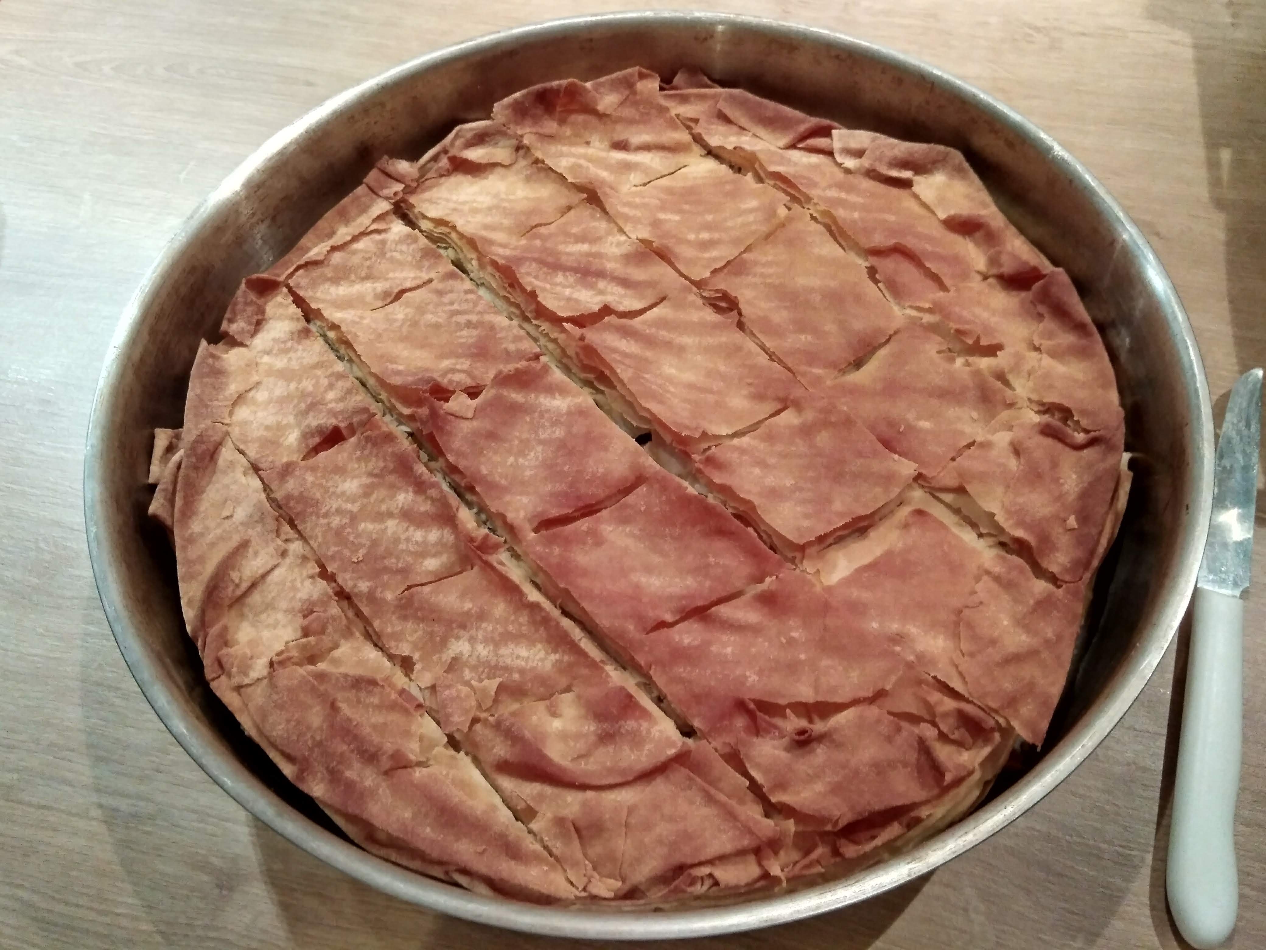 Traditional Greek Pie With Feta Cheese Andor Spinach Forty Two